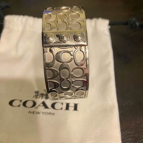 Coach | Jewelry | Coach Signature Bangle Bracket | Poshmark